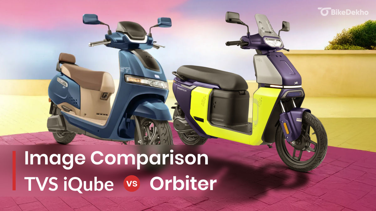 TVS Orbiter vs TVS iQube Base 2.2kWh Variant: Image Comparison | BikeDekho