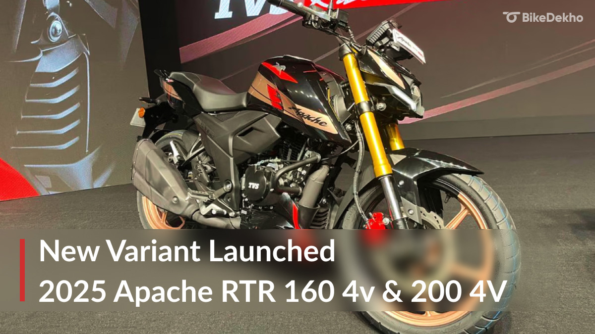 BREAKING: 2025 TVS Apache 160 4V & 200 4V Launched: 20th Anniversary Editions For The Entire ...