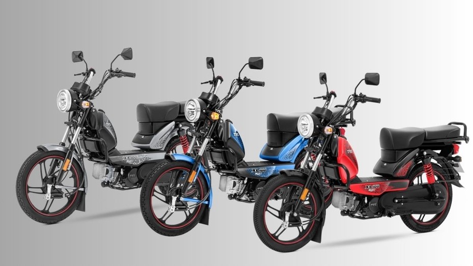 BREAKING: 2025 TVS XL100 Heavy Duty Alloy Variant Launched - Gets New ...