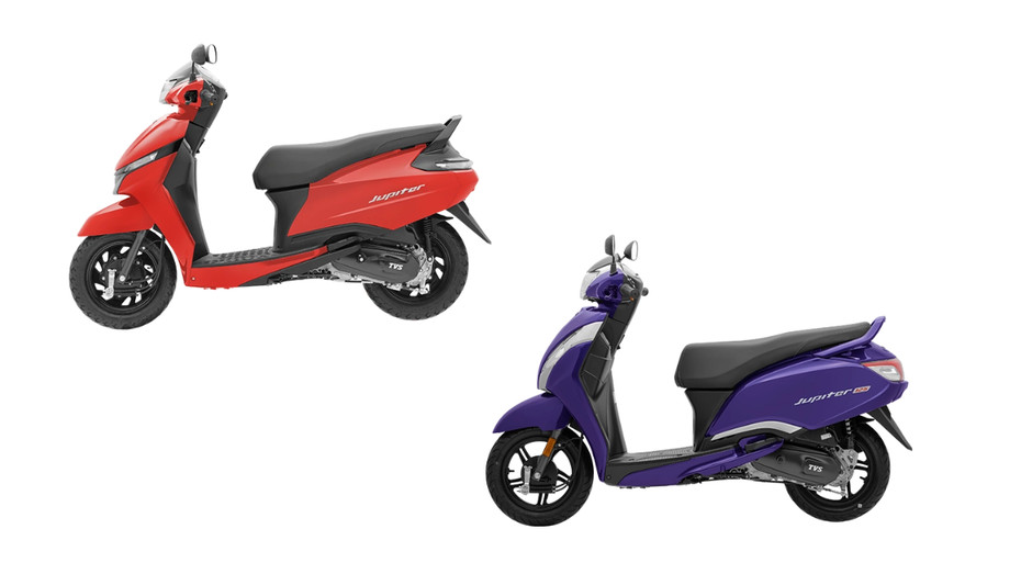 TVS Jupiter 110 vs TVS Jupiter 125 Drum Variants: Top 5 Differences Explained | BikeDekho