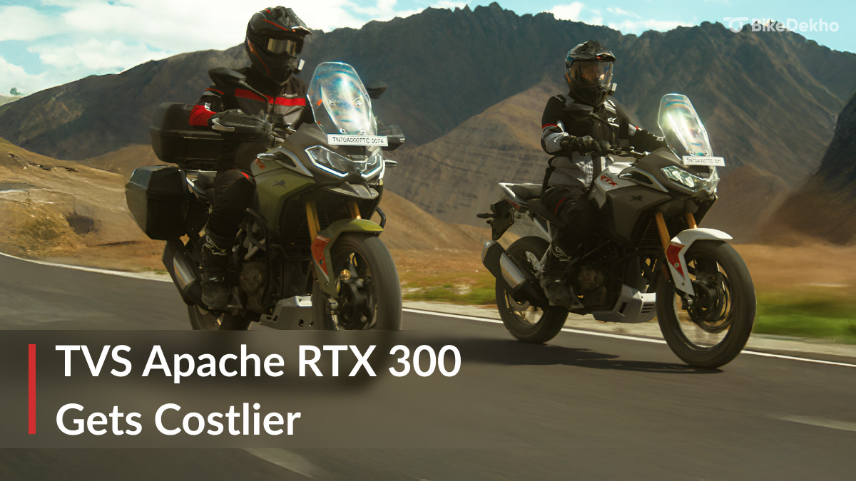 TVS Apache RTX 300 BTO Viper Green Colour Variant Price Increased ...