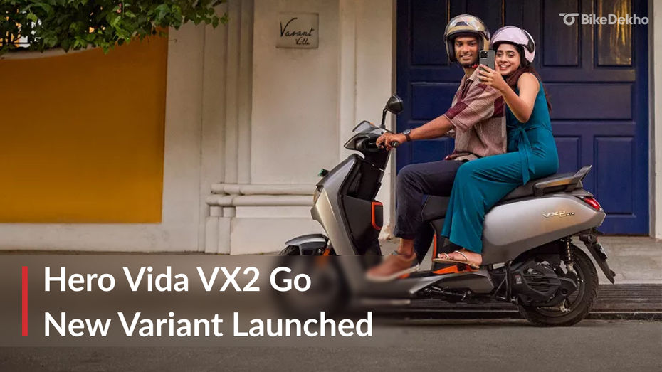 BREAKING: Hero Vida VX2 Go 3.4kWh Variant Launched At Rs 60,000 (ex ...