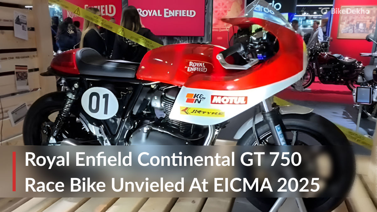 Royal Enfield Continental GT 750 Race Bike Unveiled At EICMA 2025 ...