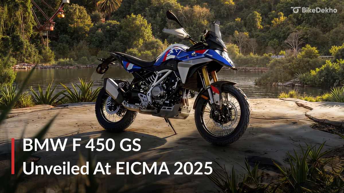 BMW F 450 GS Unveiled At EICMA 2025, Check India Launch Details | BikeDekho