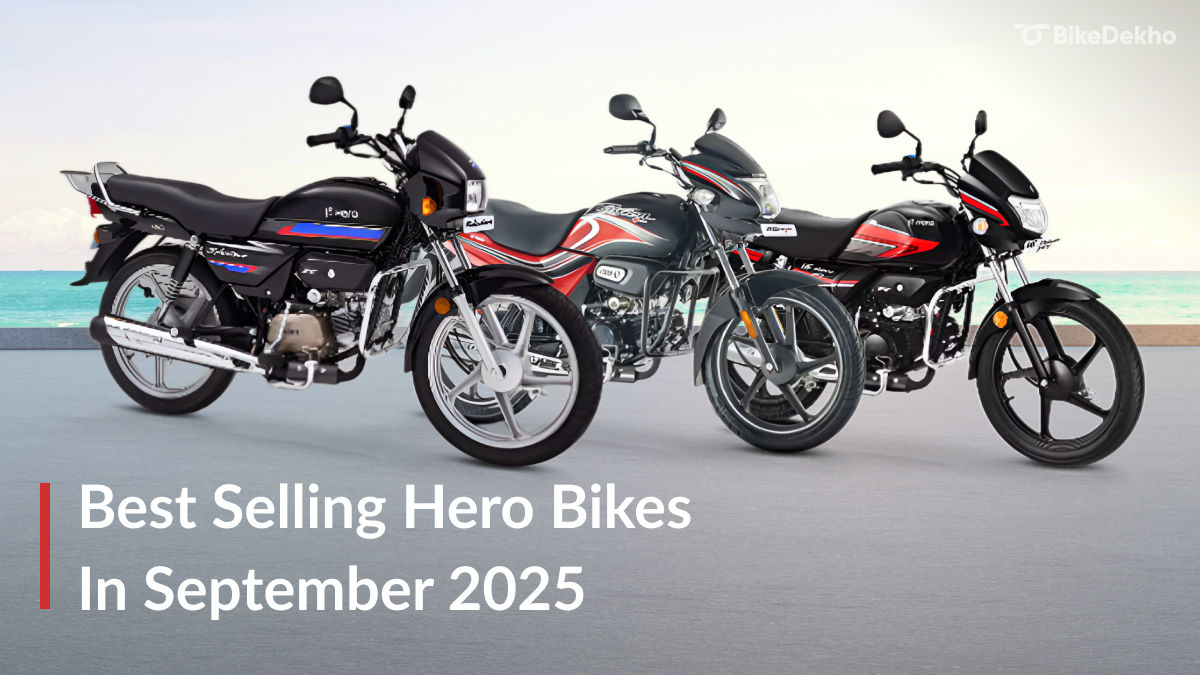 Top 5 Best Selling Hero Bikes In September 2025: Hero Splendor Plus, HF ...