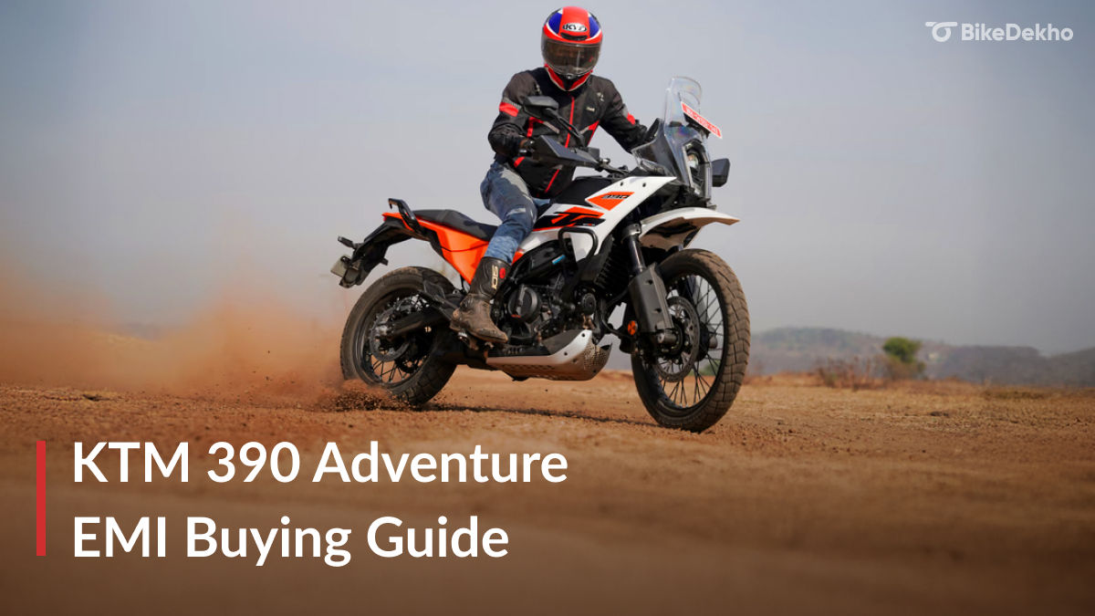 KTM 390 Adventure Top-end Variant On EMI: Monthly EMI Cost, Interest ...