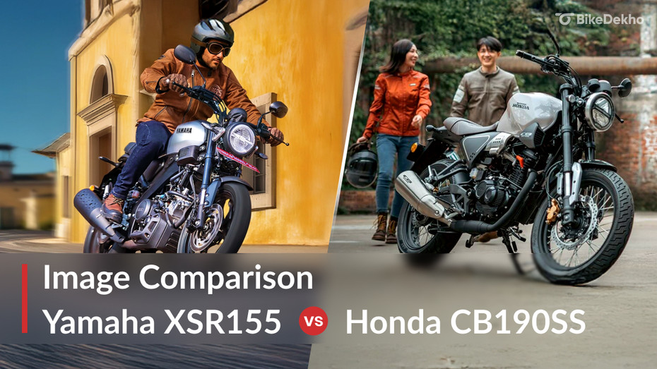 Yamaha XSR155 vs Honda CB190SS: Retro Bikes Compared In Pics | BikeDekho