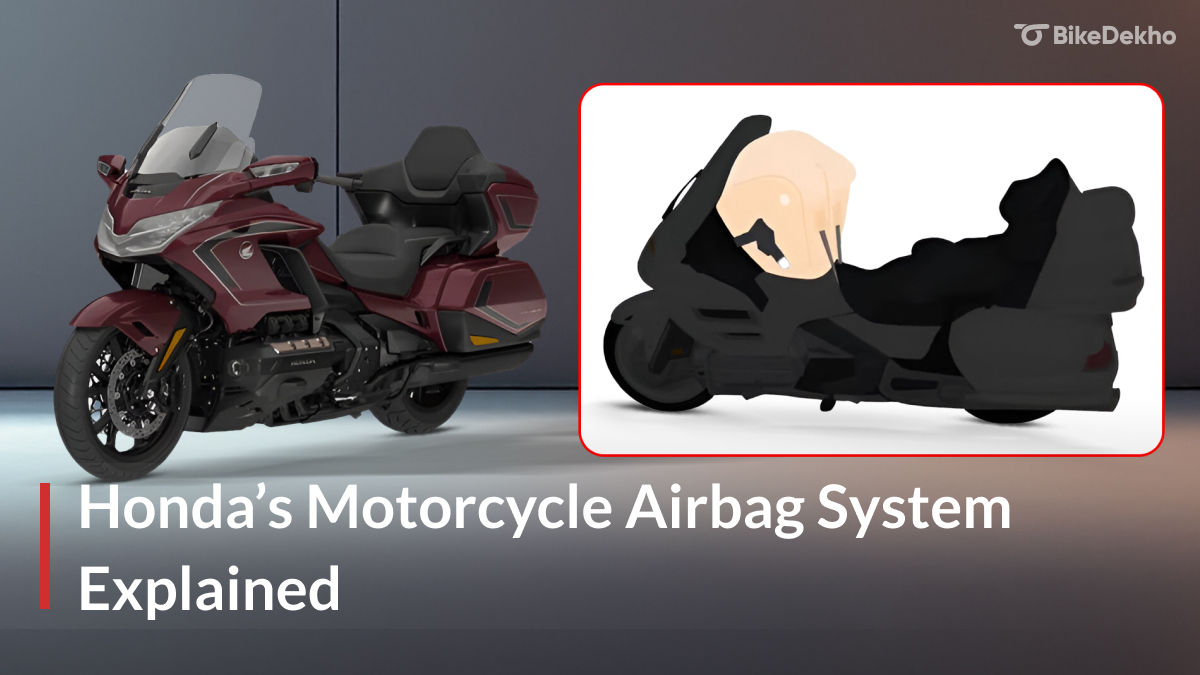 Honda’s Motorcycle Airbag System: Full Working Explained | BikeDekho