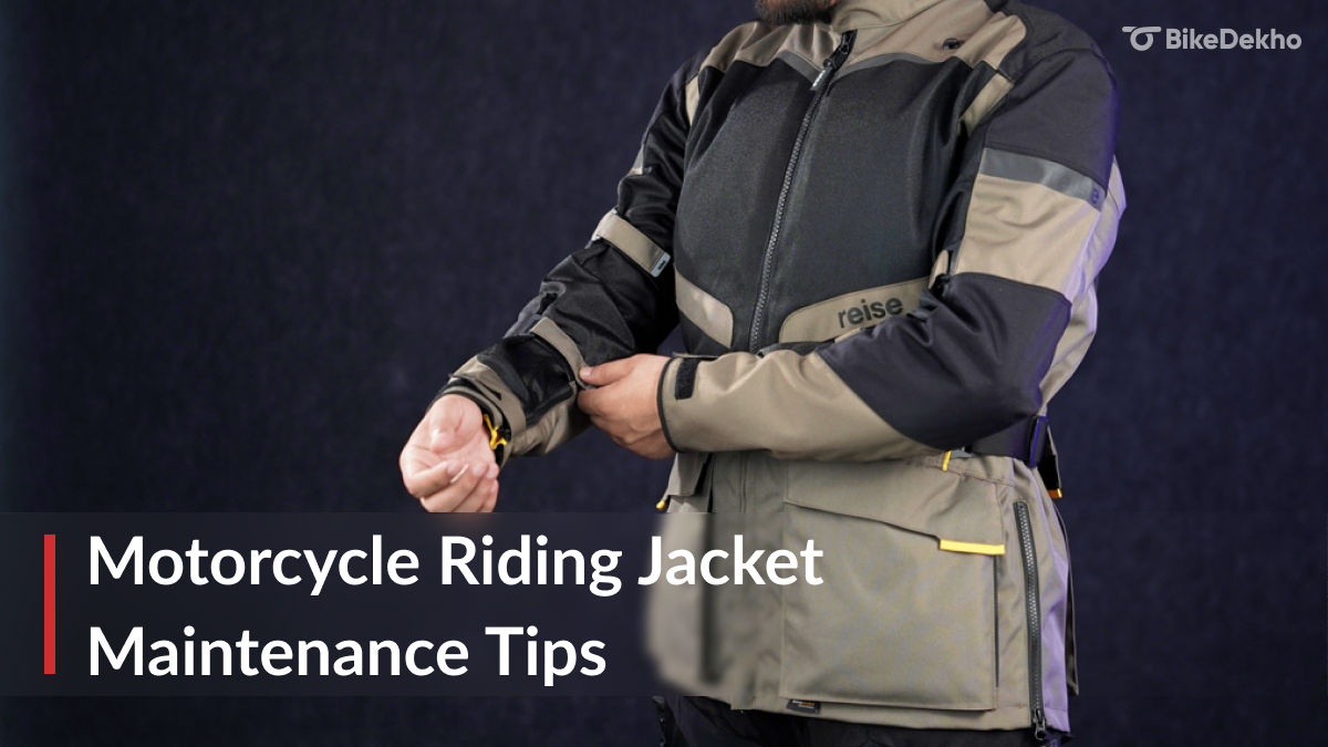 How To Clean and Care for Riding Jacket | BikeDekho