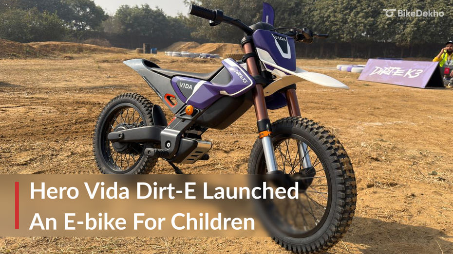 Hero Vida Dirt.E K3 Launched In India: An Electric Dirt bike For Kids ...