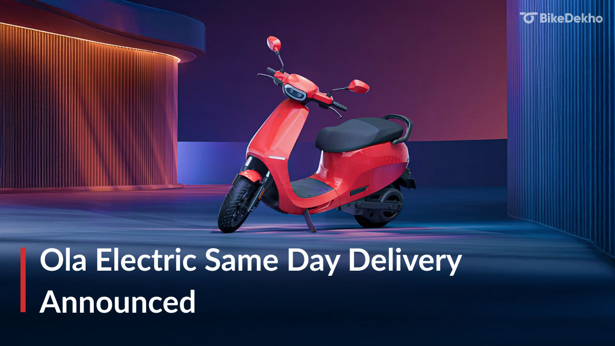 Ola Electric Same Day Registration And Deliveries Announced In India ...