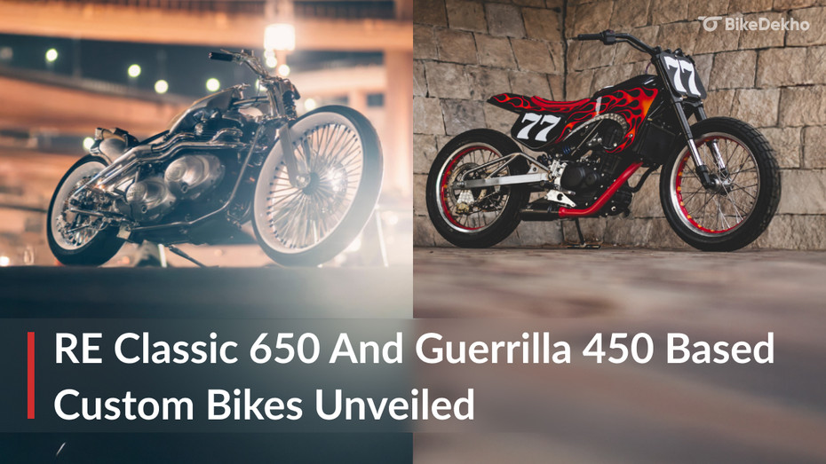 Royal Enfield Classic 650 And Guerrilla 450 Based Modified Bikes ...
