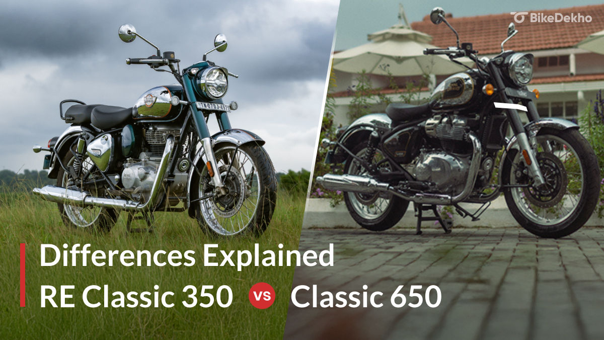 Royal Enfield Classic 350 vs Royal Enfield Classic 650: All Differences ...