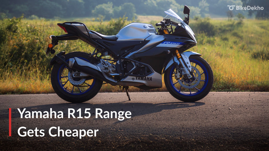 Yamaha R15 S, R15 V4, R15 M Sportsbike Ex-Showroom Prices Reduced ...