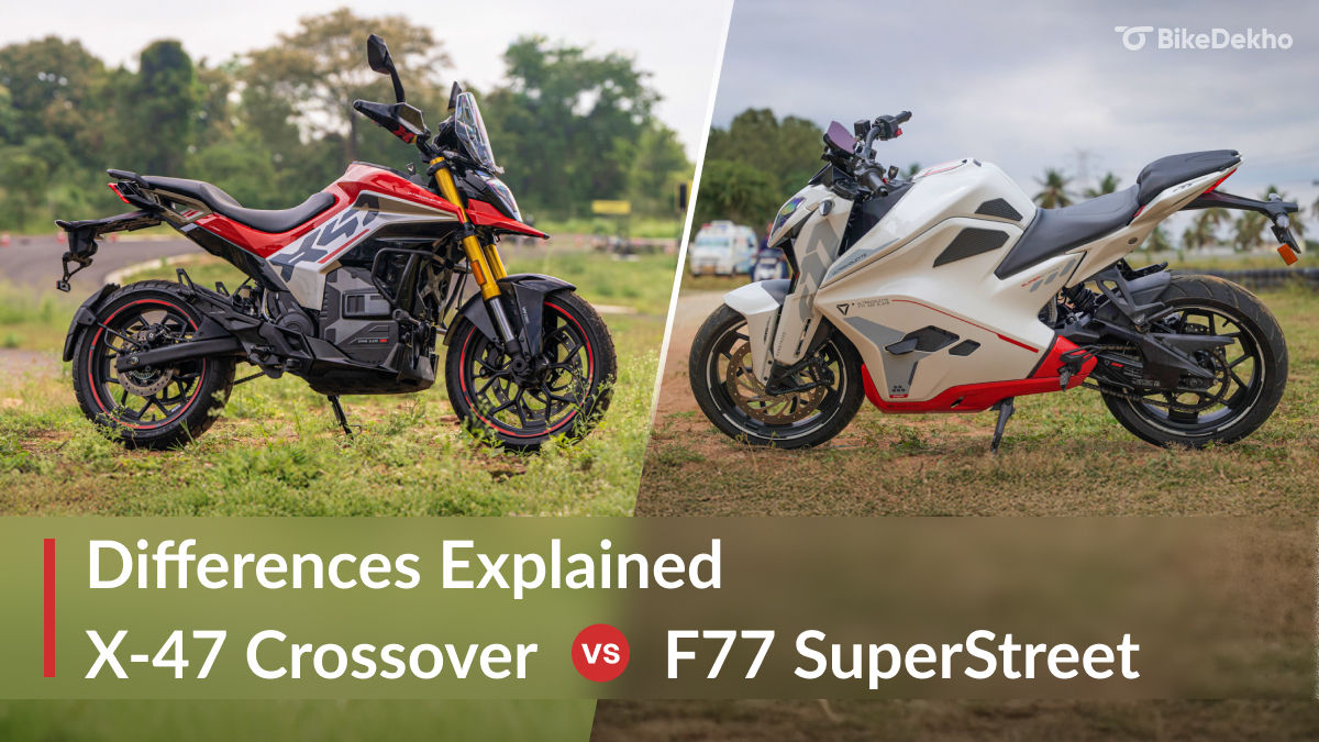 Ultraviolette X-47 Crossover vs F77 SuperStreet: Top 5 Differences ...