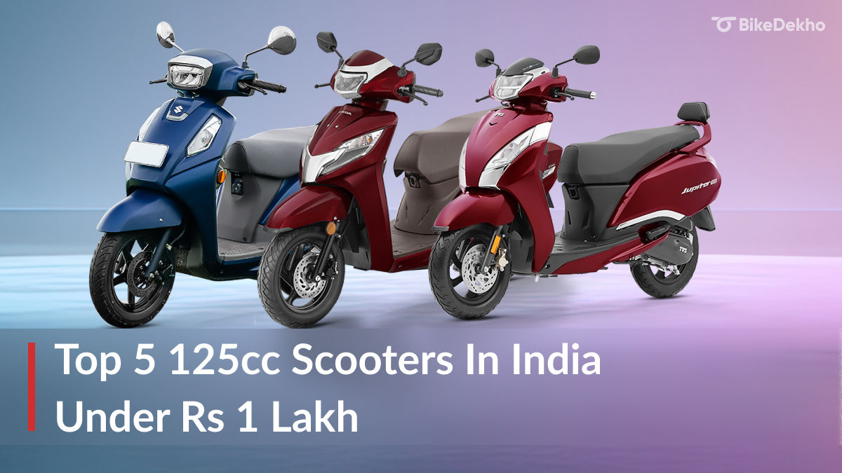 Top 5 Best 125cc Scooters In India Under Rs 1 Lakh: Activa 125, Access ...