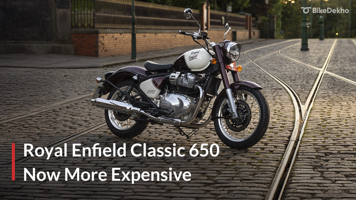 Royal Enfield Classic 650 Gets Costlier: Check Latest Price List Here ...