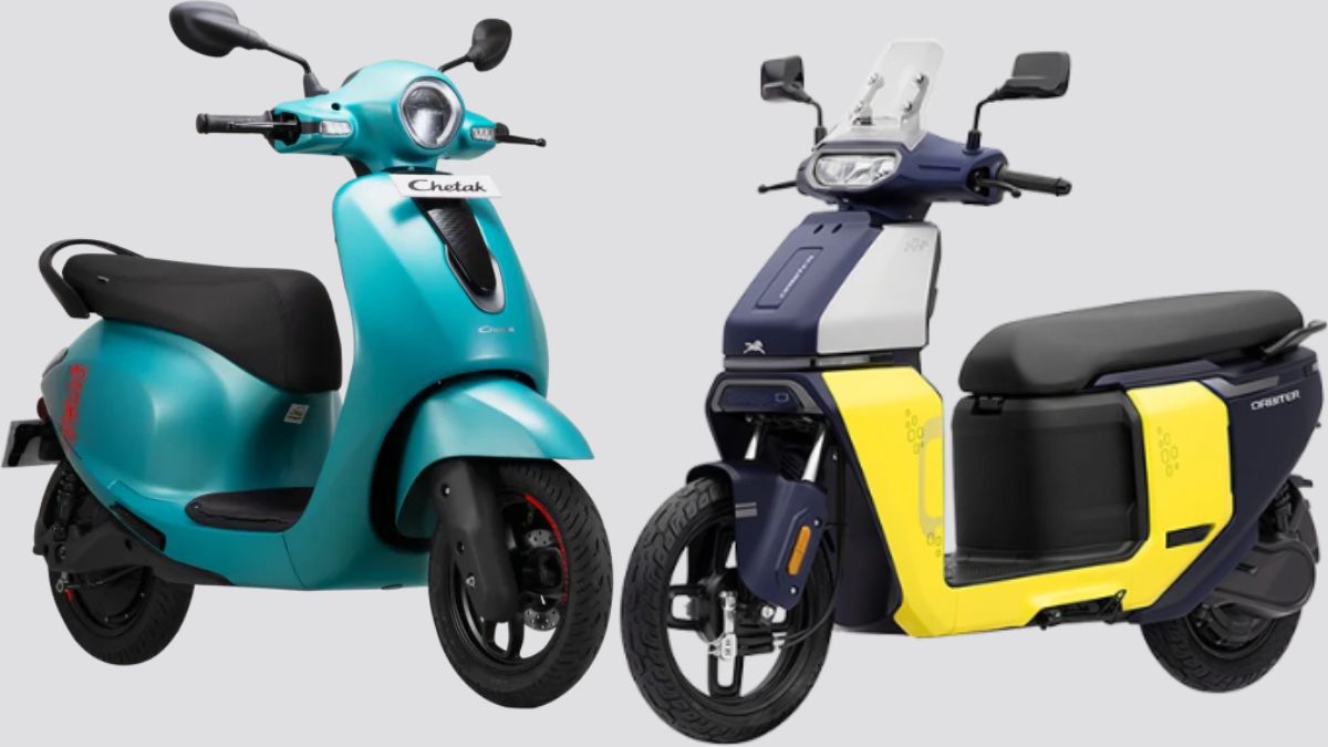 Bajaj Chetak C2501 vs TVS Orbiter: Features Compared On Paper | BikeDekho