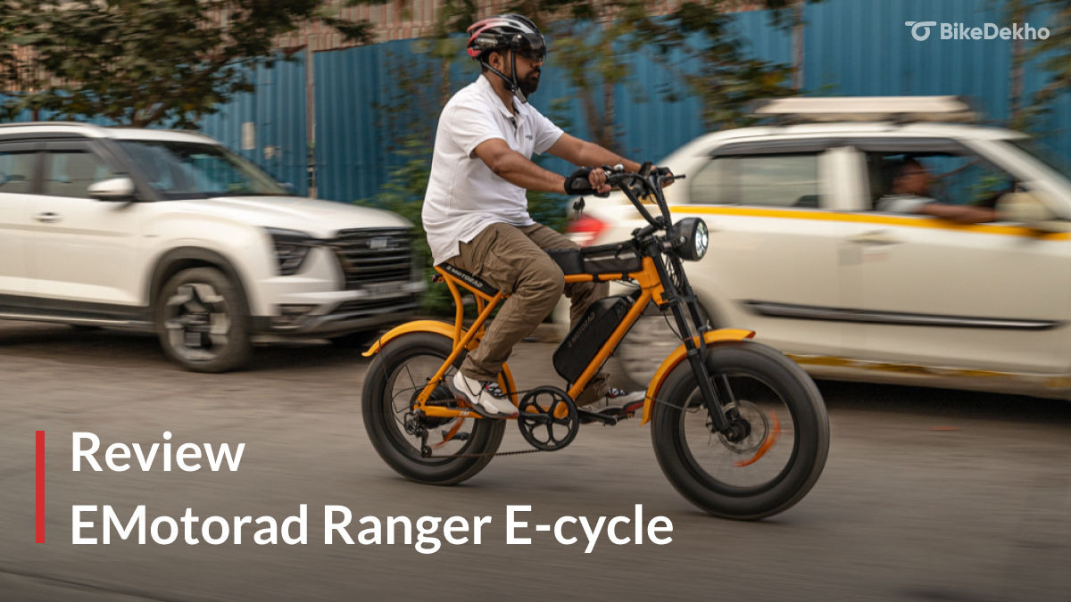EMotorad Ranger E-cycle Review | BikeDekho