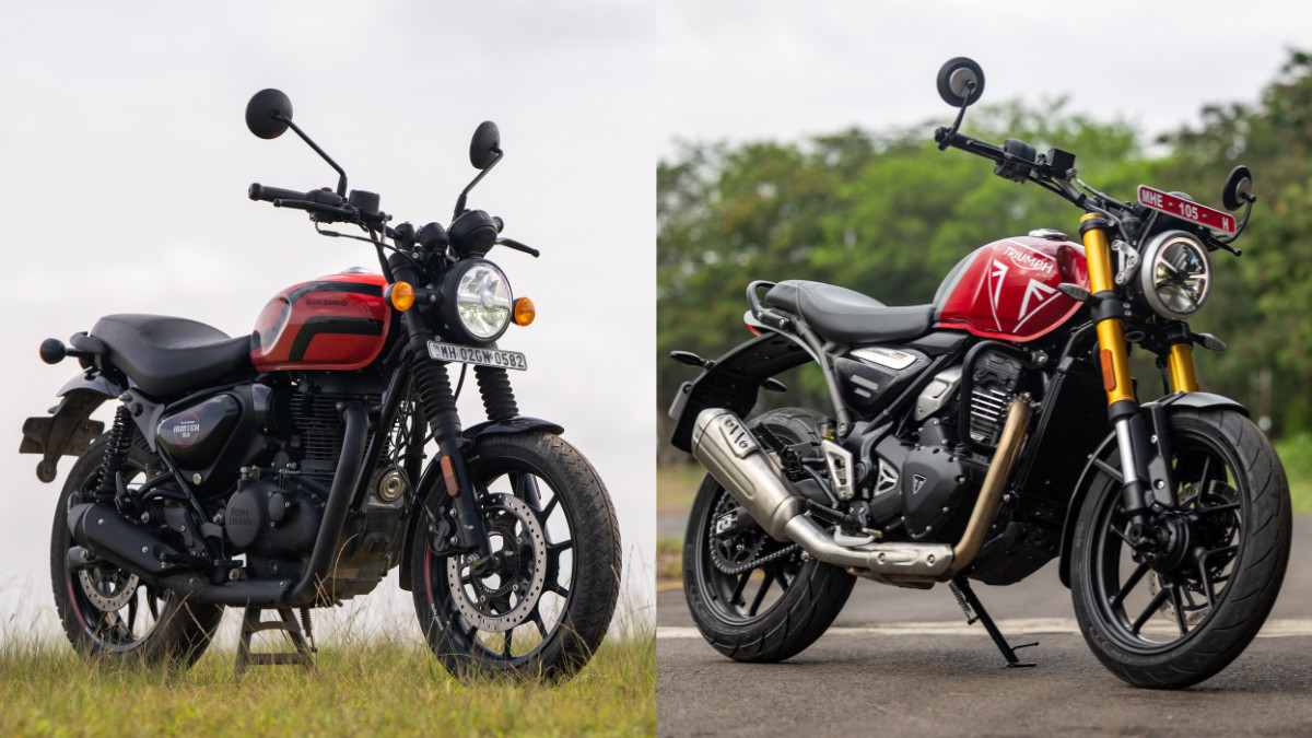 Royal Enfield Hunter 350 vs Triumph Speed 400: Detailed Comparison ...