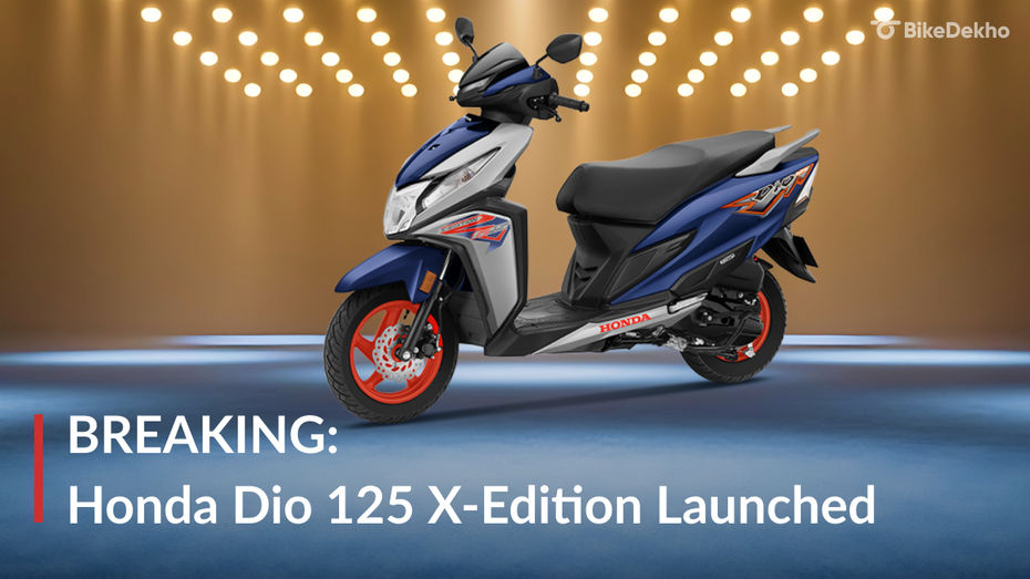 BREAKING News: Honda Dio 125 X-Edition Launched In India At Rs 87,733 ...
