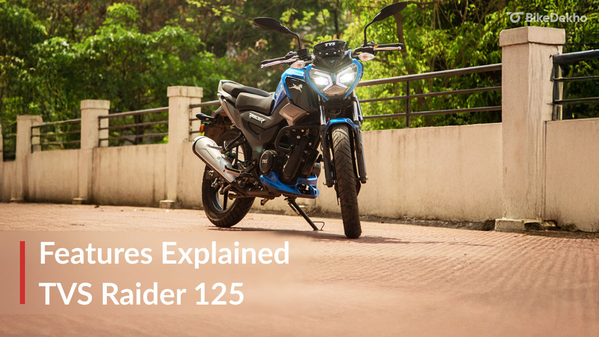TVS Raider 125: All Features Explained In Full Detail | BikeDekho