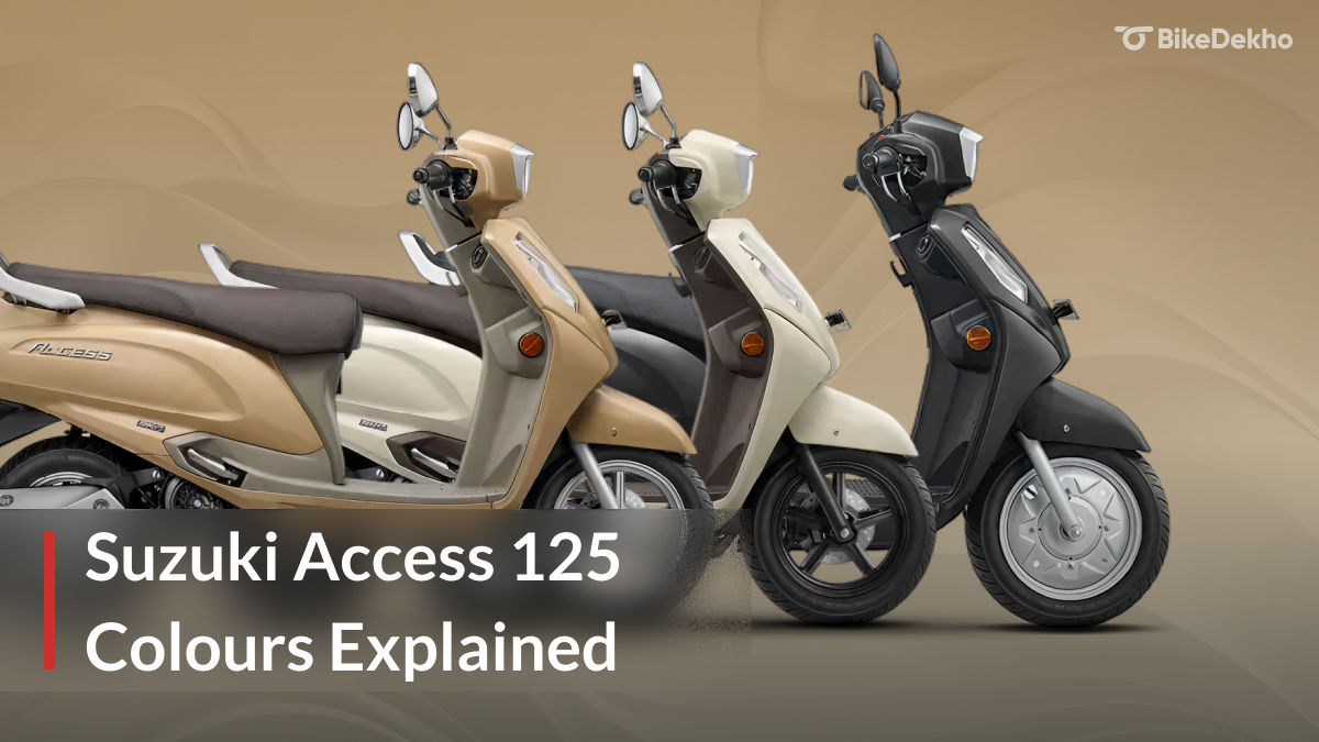 Suzuki Access 125cc Family Scooter Variant Wise All Colours Explained ...