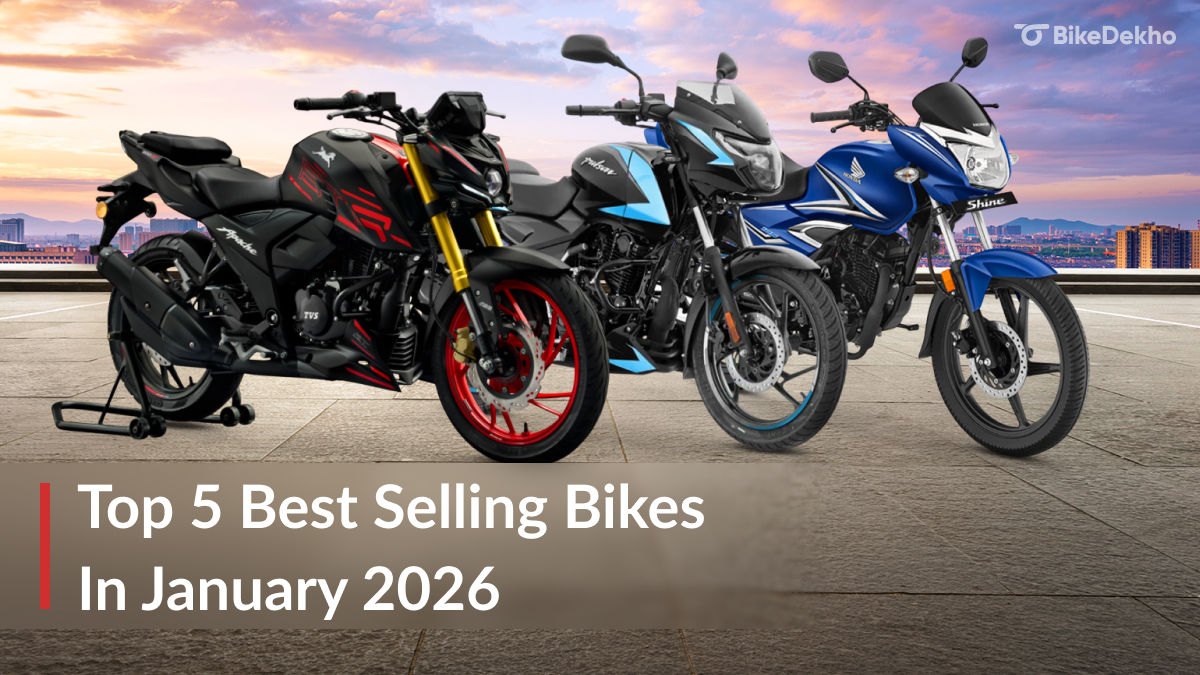 Top 5 Best-Selling Bikes In India In January 2026: Hero Splendor Plus ...