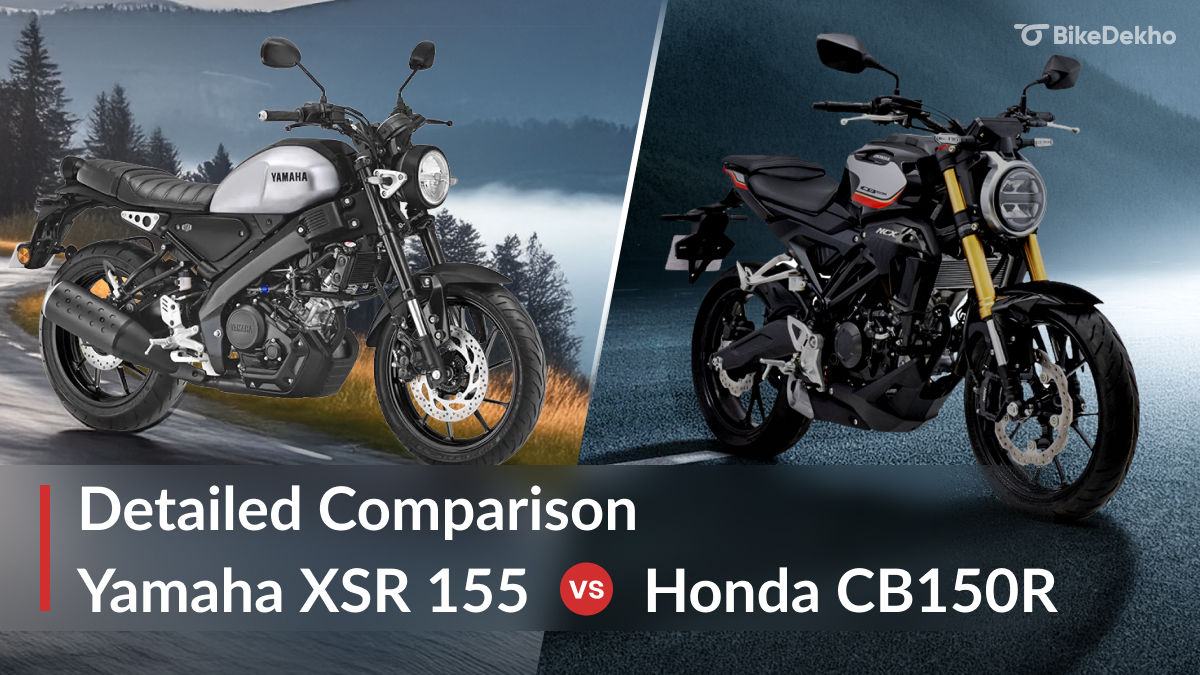 Yamaha XSR 155 vs Honda CB150R: Price, Dimensions, Design ...
