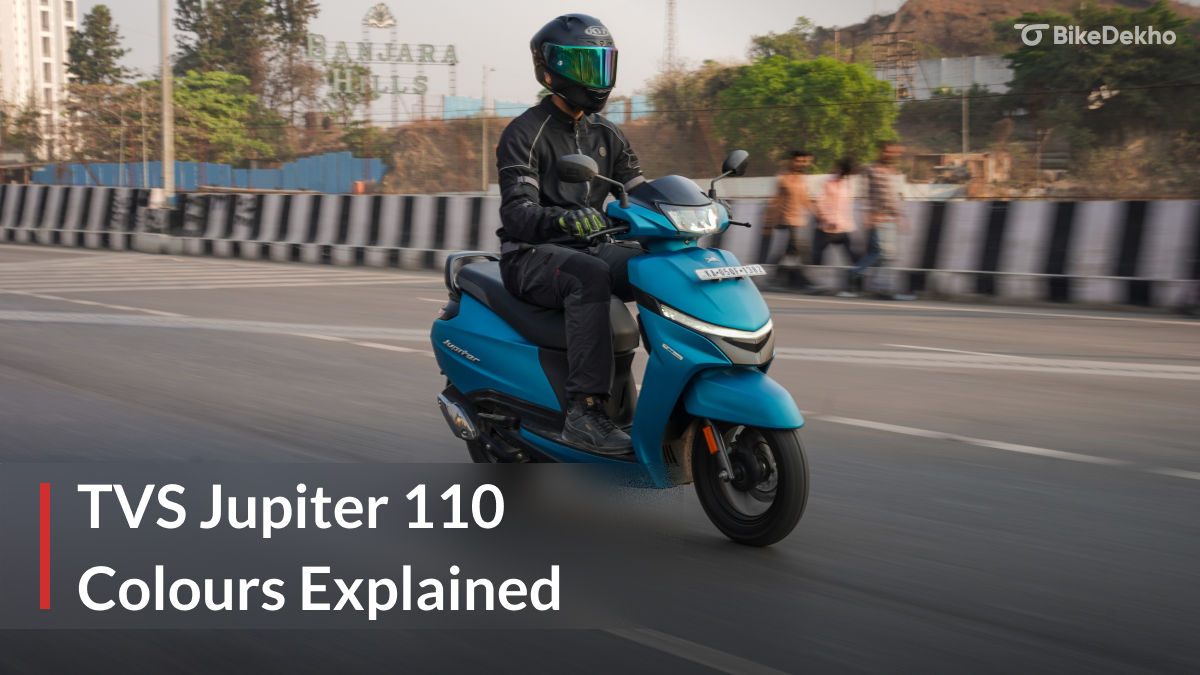 TVS Jupiter 110cc Family Scooter Variant Wise All Colours Explained In ...