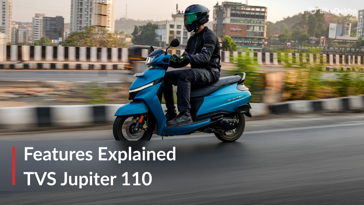 TVS Jupiter 110: All Features Explained In Detail | BikeDekho