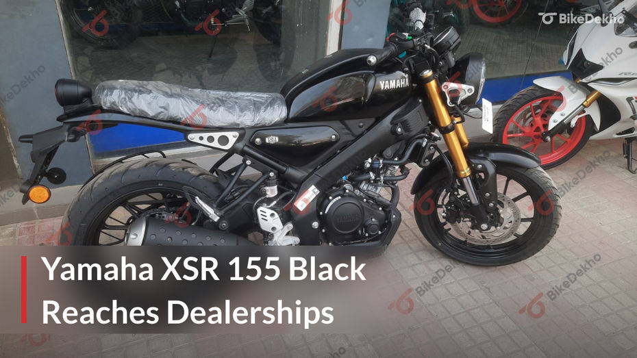 Breaking News: Yamaha XSR155 Metallic Black Colour Starts Reaching ...