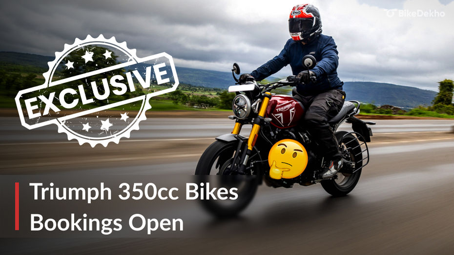 Triumph 350cc Bookings Started: Here’s All Details From Booking Amount ...