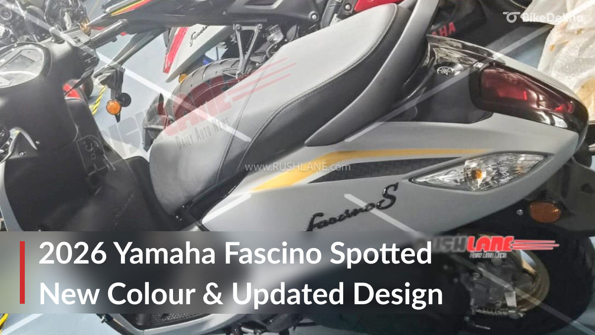 2026 Yamaha Fascino 125 Spotted At Dealership - Gets New Colour ...