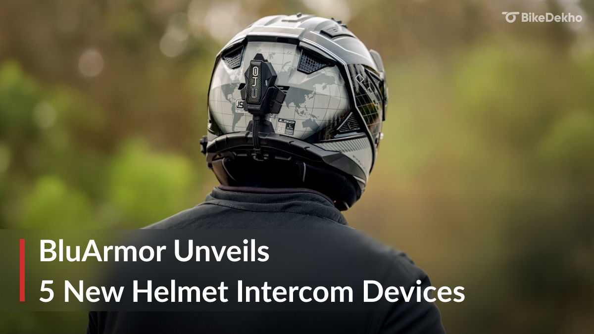 BluArmor C10, C40 and C60 Helmet Intercom Launched | BikeDekho