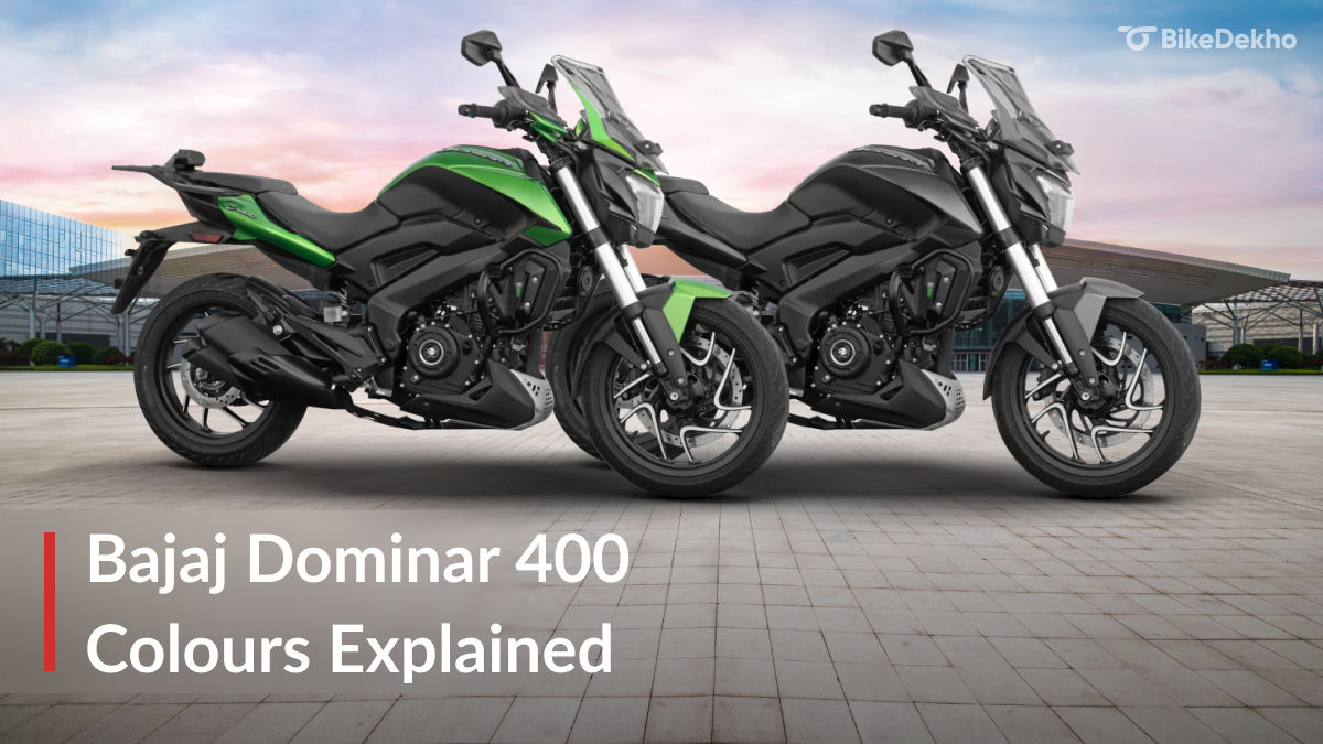 New Bajaj Dominar 400: All Colours Explained In Detail | BikeDekho