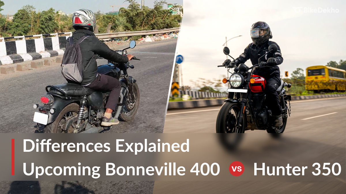 Upcoming Triumph Bonneville 400 vs Royal Enfield Hunter 350: All ...