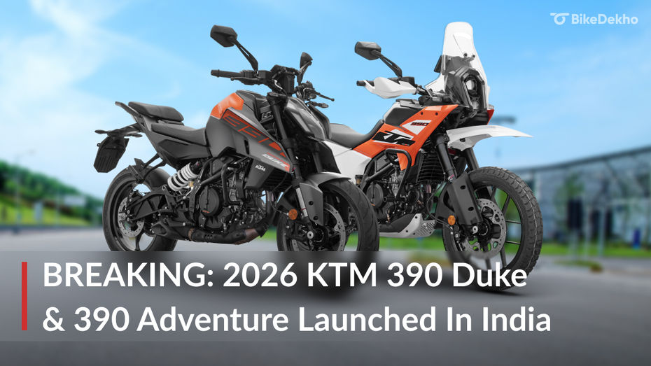 BREAKING: 2026 KTM 390 Duke And 390 Adventure Launched In India: Gets A ...