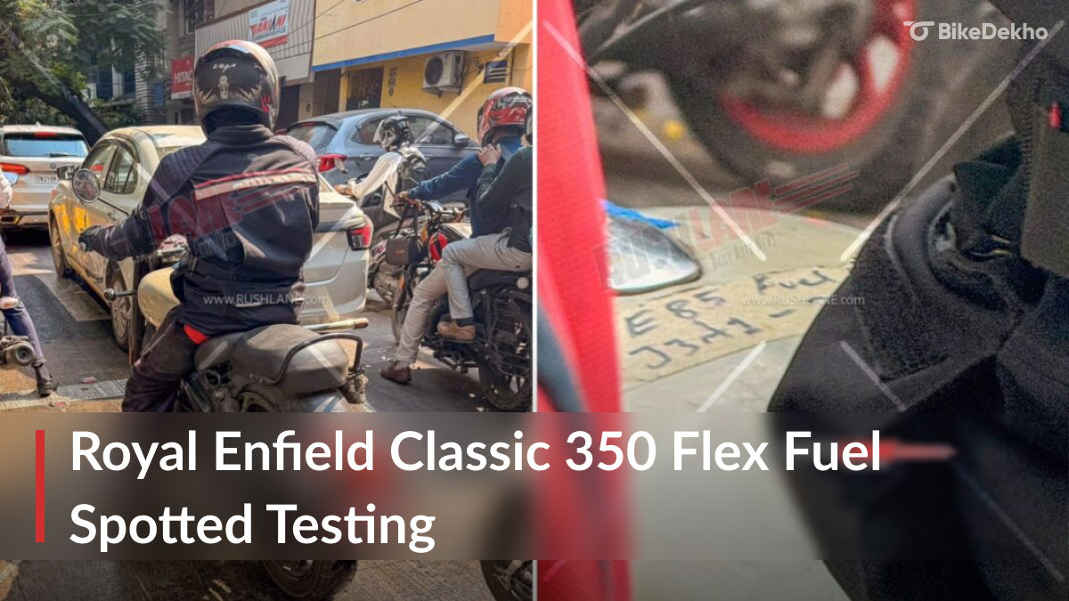 Royal Enfield Classic 350 Flex Fuel Spotted Testing: E85 Ethanol Royal ...