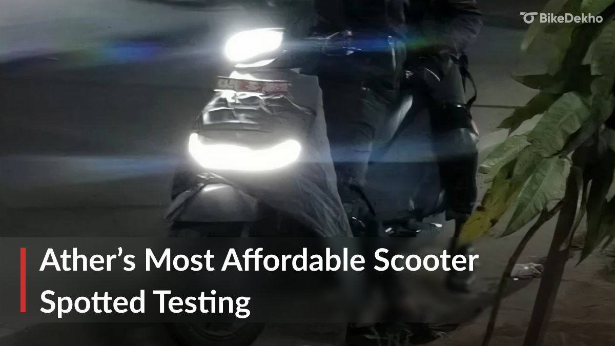 Upcoming Ather EL01 Affordable Electric Scooter Spotted Testing For The ...