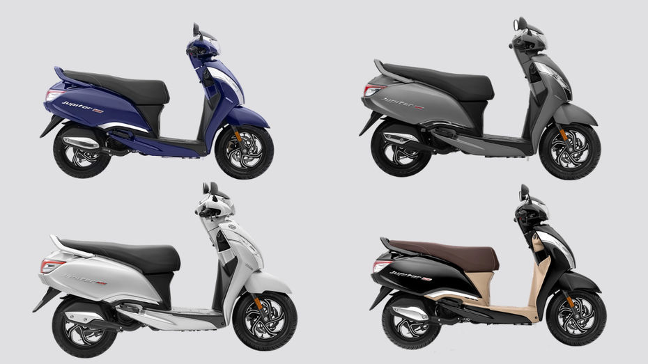2026 TVS Jupiter 125 New Colours Launched, Prices Start At Rs 78,700 ...