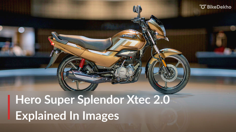 Hero Super Splendor XTEC 2.0 In Detailed Real-life Images | BikeDekho