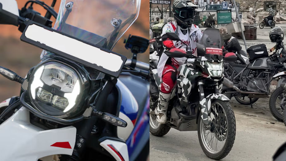 Hero Xpulse 421 Spotted Again: New Headlight Details Revealed | BikeDekho