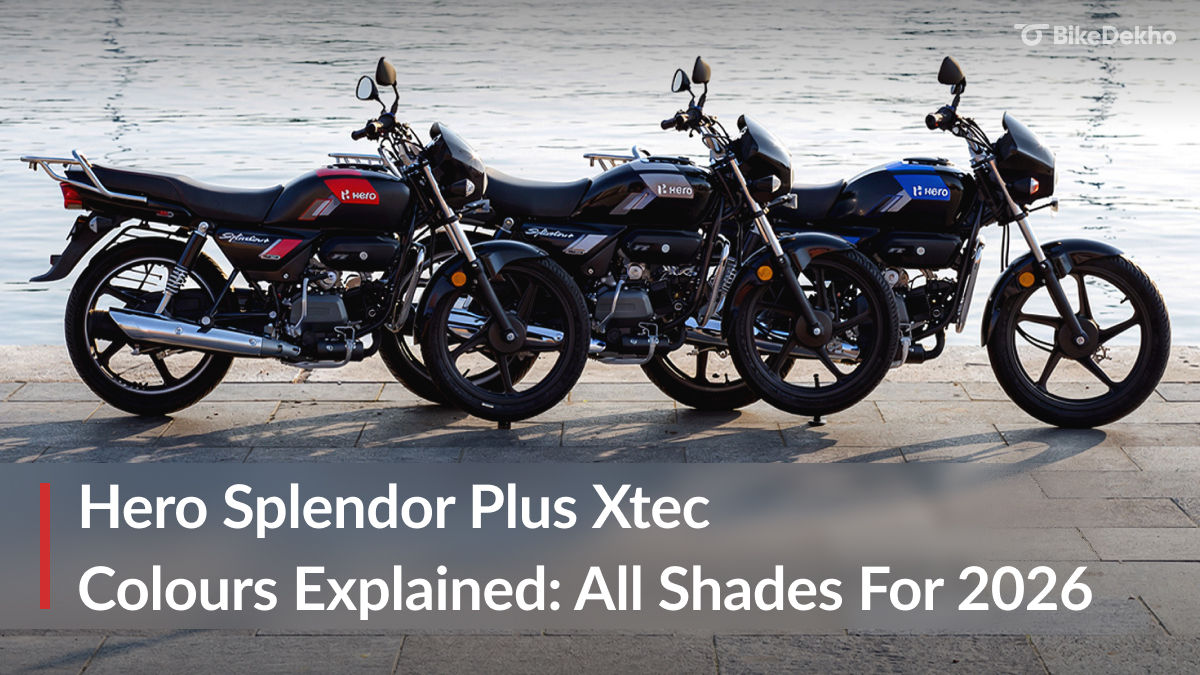 Hero Splendor Plus Xtec Colours Explained | BikeDekho