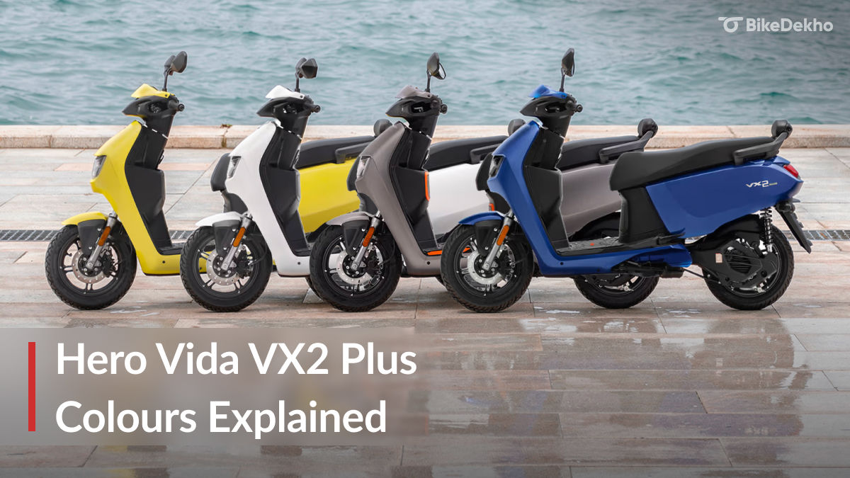 Hero Vida VX2 Plus: Colours Explained | BikeDekho