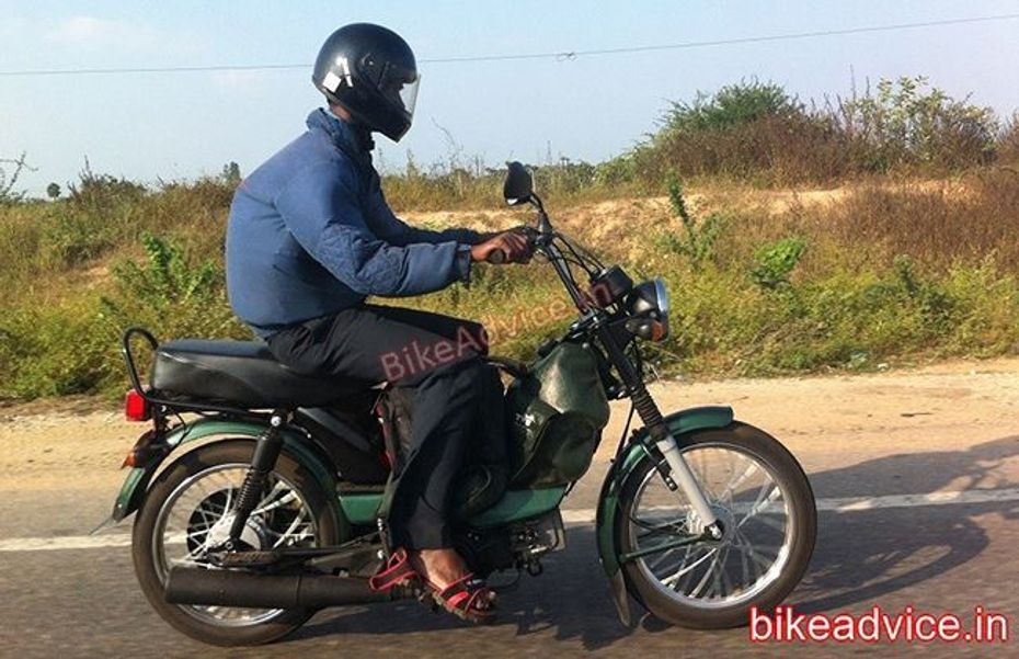 New TVS Moped Spotted Testing | BikeDekho