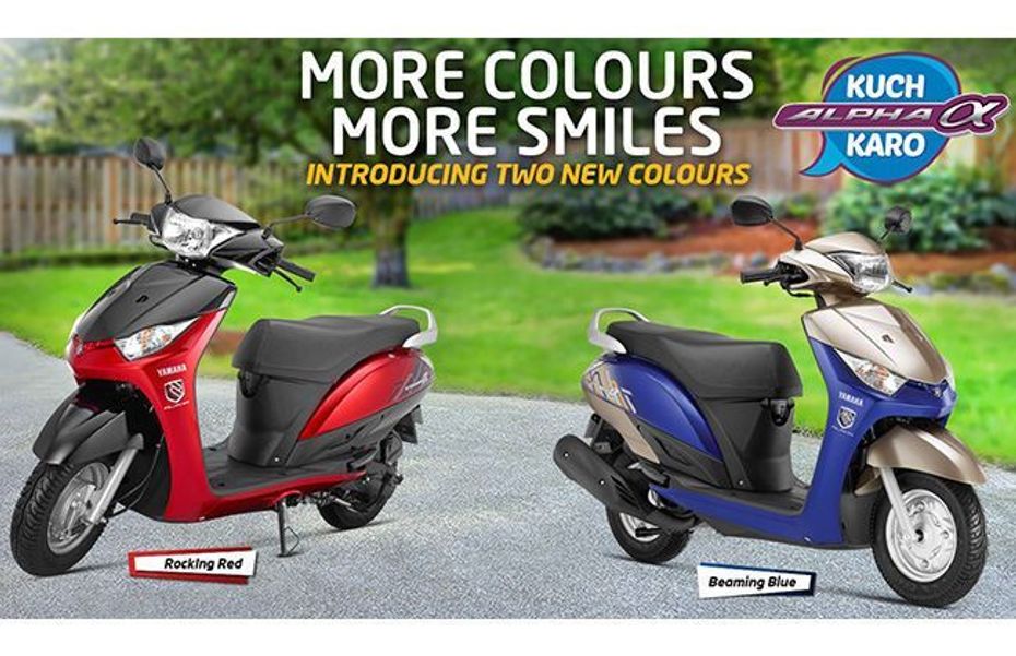 Yamaha Alpha gets Two New Dual Tone Color Options | BikeDekho